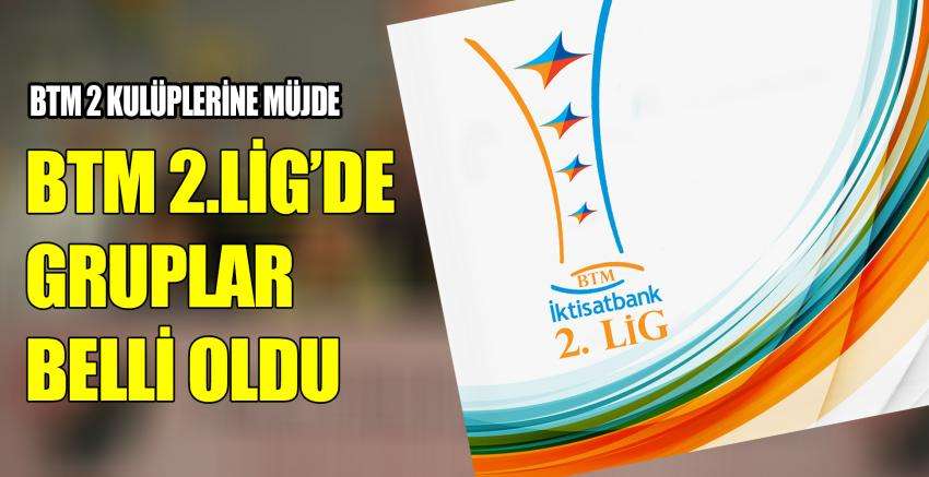 BTM 2.Lig'de gruplar belli oldu..!